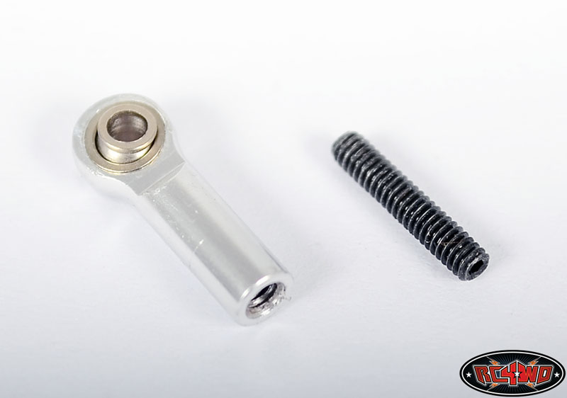 Aluminum Micro M2 Rod End with Stainless Steel Ball (10)